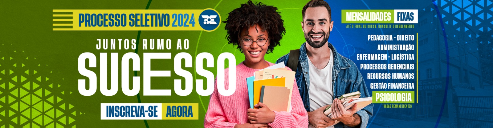UNIDON – 50 anos de Tradição – Cursos presenciais e a distância no Guarujá